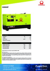 Power Gen_GSW45P - PowerGen Australia